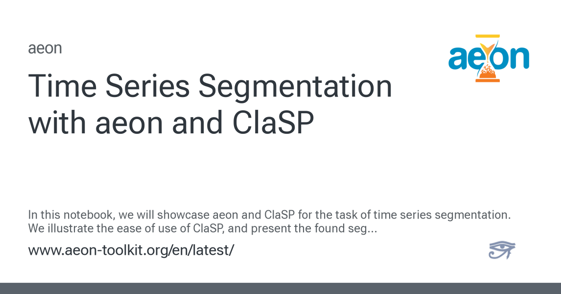 Time Series Segmentation with aeon and ClaSP - aeon 1.4.0 documentation